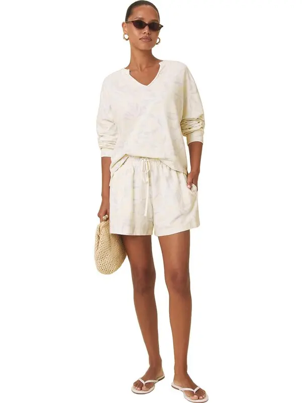 Splendid Alessia Lemon Pullover - Lemon Print