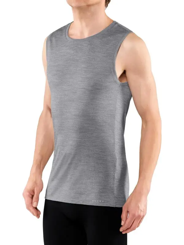 Falke Silk-wool" Singlet - Grey