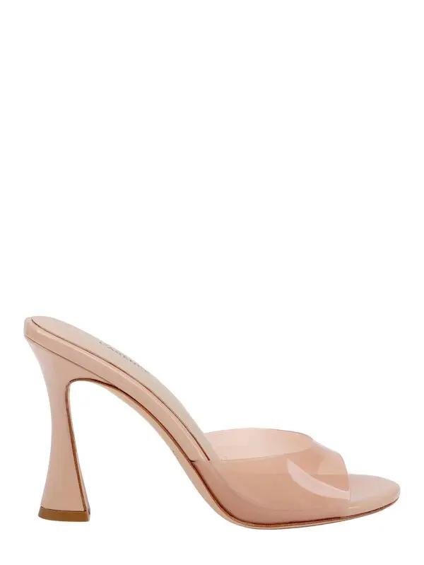 L'Agence Avery Open-toe Stiletto Mule - Nude