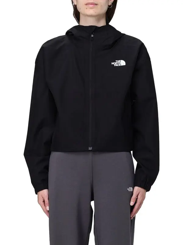 The North Face Synthetic Fibre Windbreaker Jacket - Black