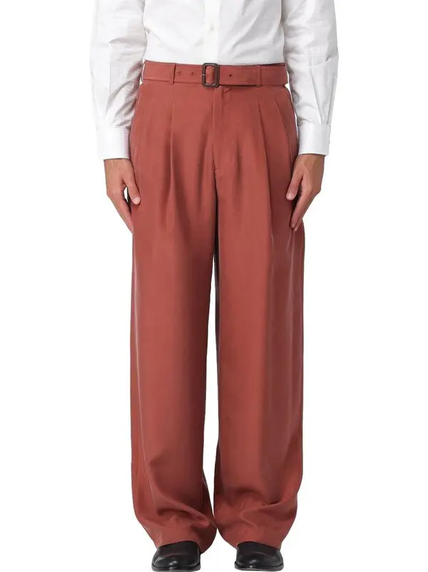 Emporio Armani Tailored Wide Leg Trousers - Dark