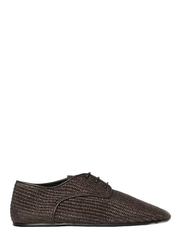 Emporio Armani Woven Brogue Shoes - Ebony