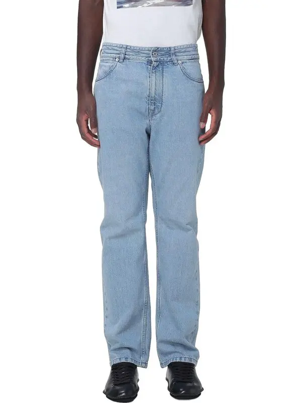 JIL SANDER Straight Leg Jeans - Gnawed Blue