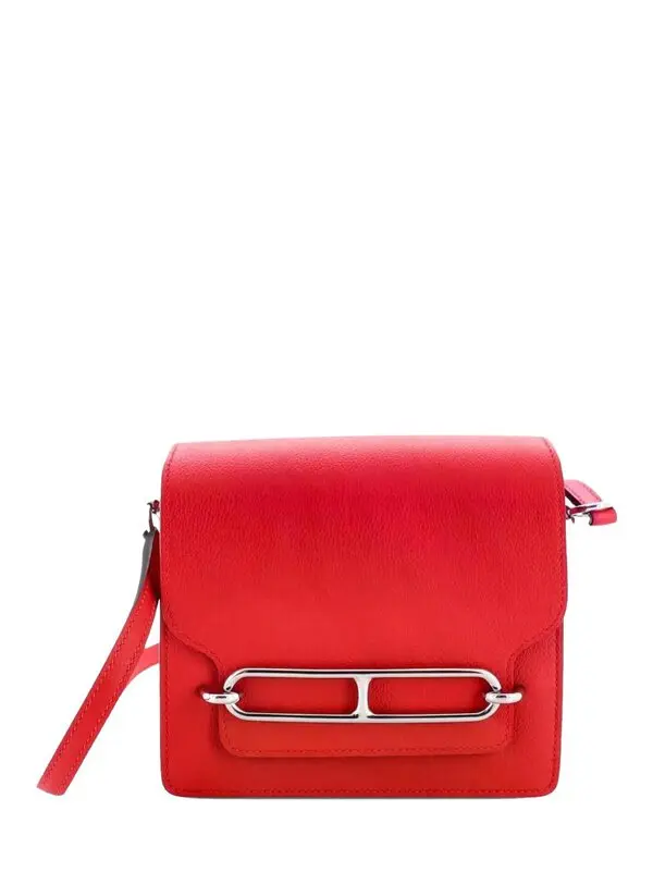 Hermès Roulis Bag Evercolor 18 - Red