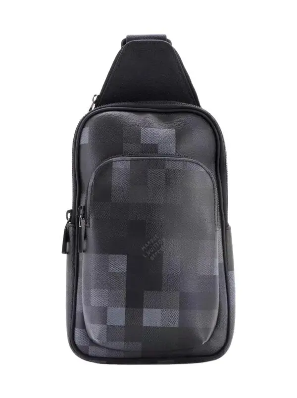 LOUIS VUITTON Avenue Sling Bag Nm Damoflage Canvas - Black