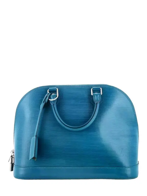LOUIS VUITTON Alma Satchel - Blue