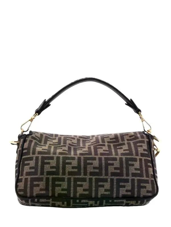 Fendi Zucca Canvas Baguette Bag - Brown