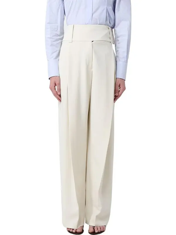 Sportmax Palazzo Trousers - Ivory