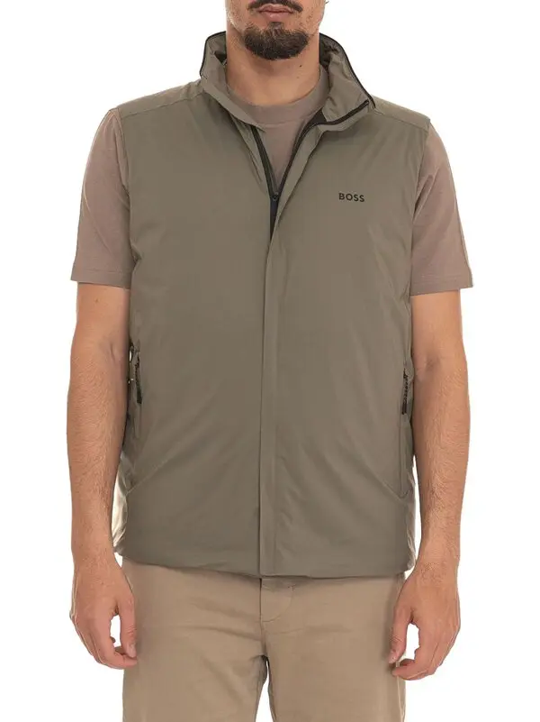 BOSS Technical Gilet - Beige