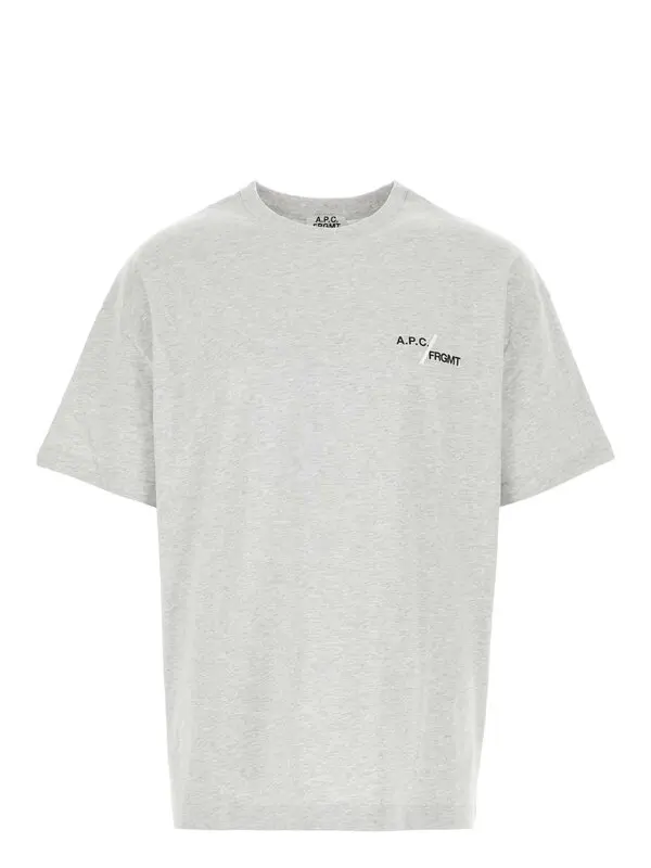 A.p.c. Grey Cotton X Frgmt T-shirt - Gray
