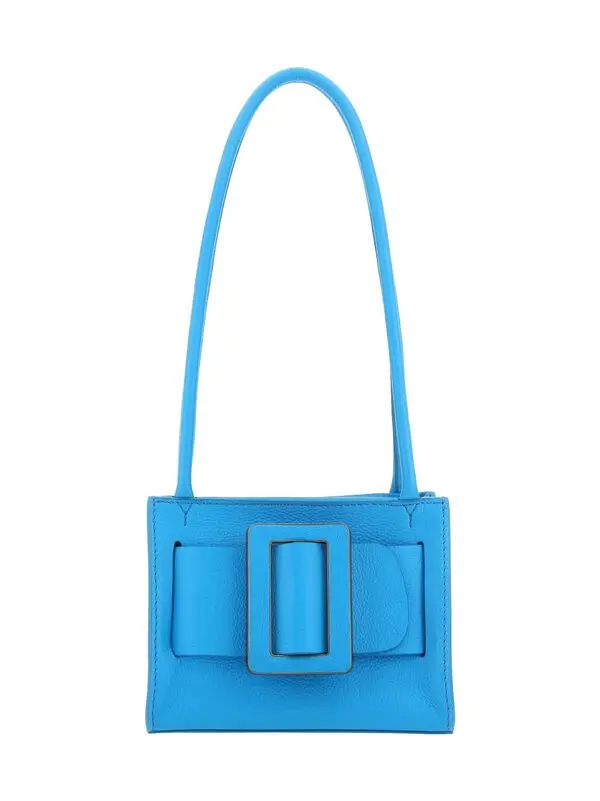 Boyy Light Leather Bobby 18 Soft Shoulder Bag - Blue