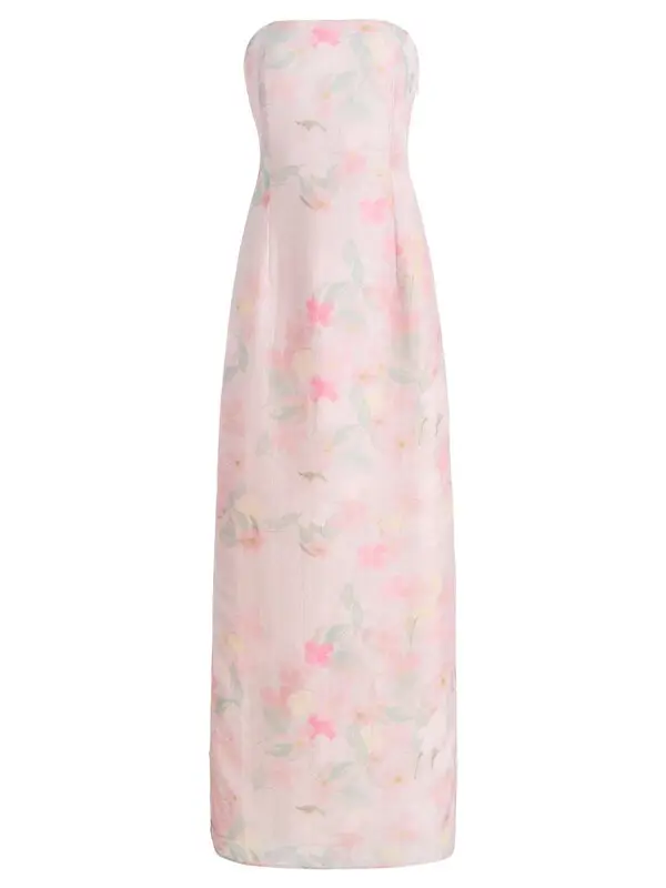 Bernadette Elora Organza Maxi Dress - Pink