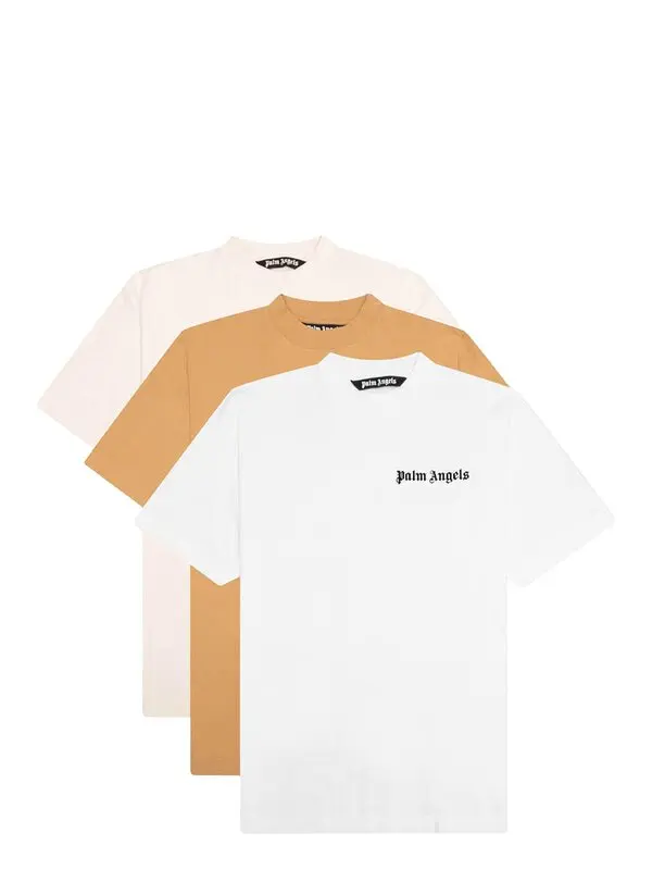 Palm Angels Classic Fit T-shirt Tripack - Multicolor