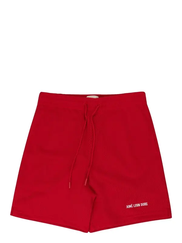Aimé Leon Dore Logo Gym Short - Red