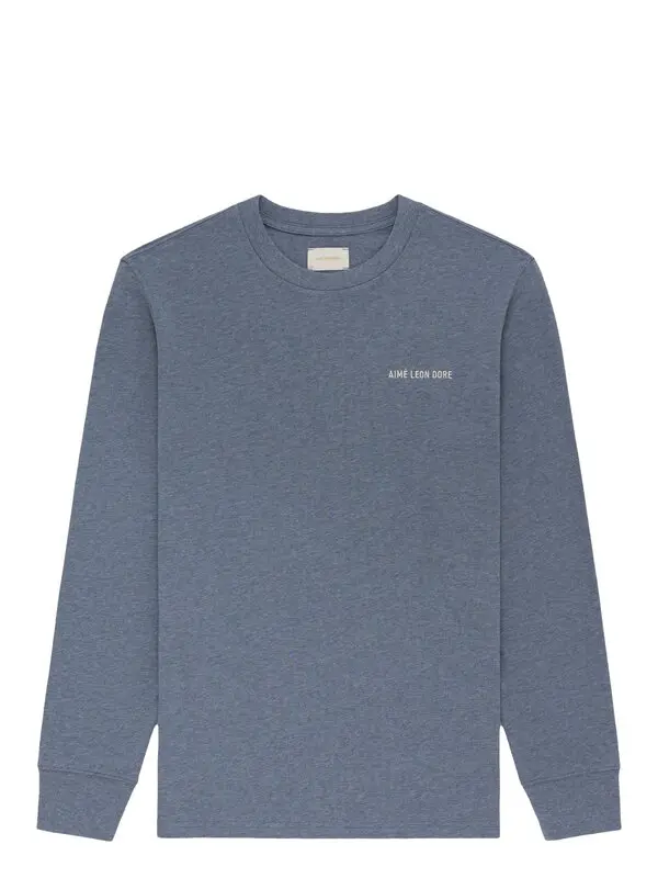 Aimé Leon Dore Melange Uniform Long-sleeve Tee - Blue