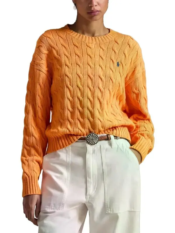 Polo Ralph Lauren Cable Knit Sweater - Orange