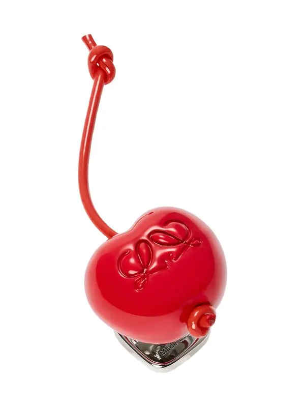 Loewe Cherry Pin Charm - Red