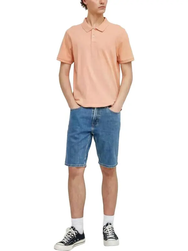 LEVI'S Slim Housemark Polo Shirt - Orange