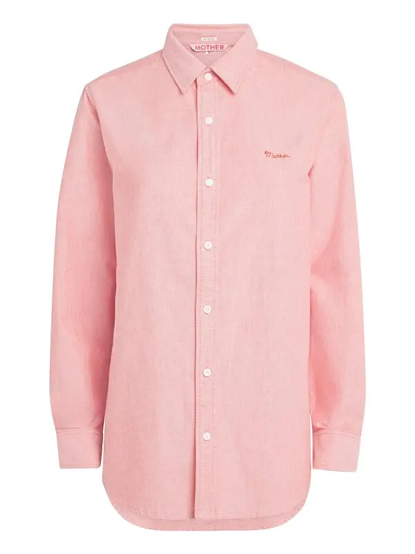 MOTHER Cotton The Bestie Shirt - Red