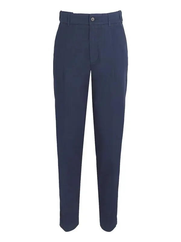 Eleventy Stretch-cotton Chinos - Blue