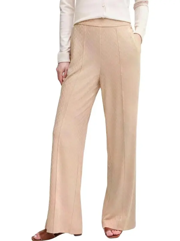 MOS MOSH Chevron Trousers - Neutrals