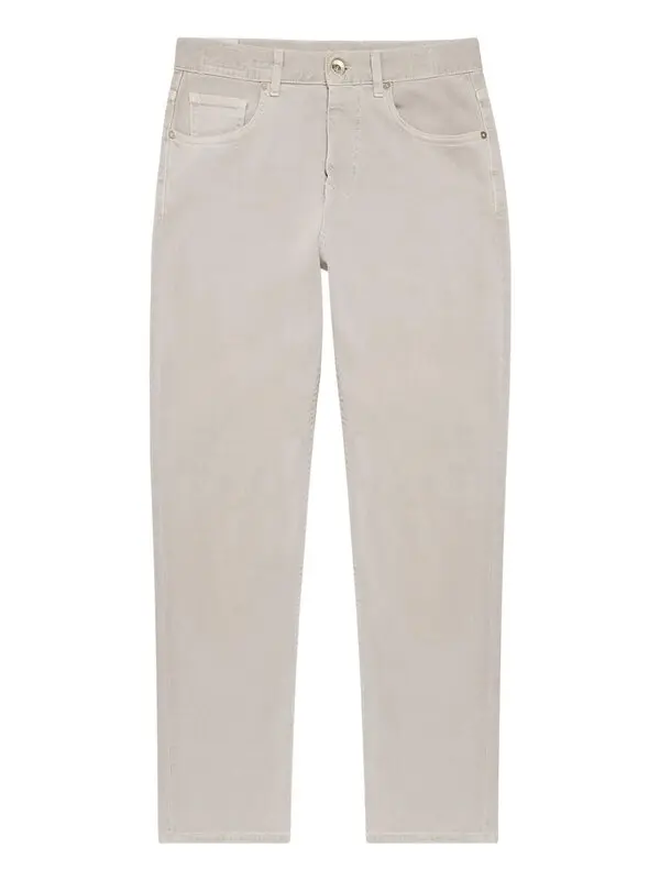 Eleventy Relaxed Fit Straight Leg Jeans - Green