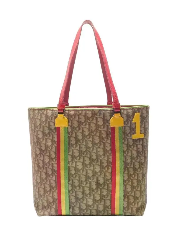 Dior Trotter Rasta Tote Bag - Neutrals