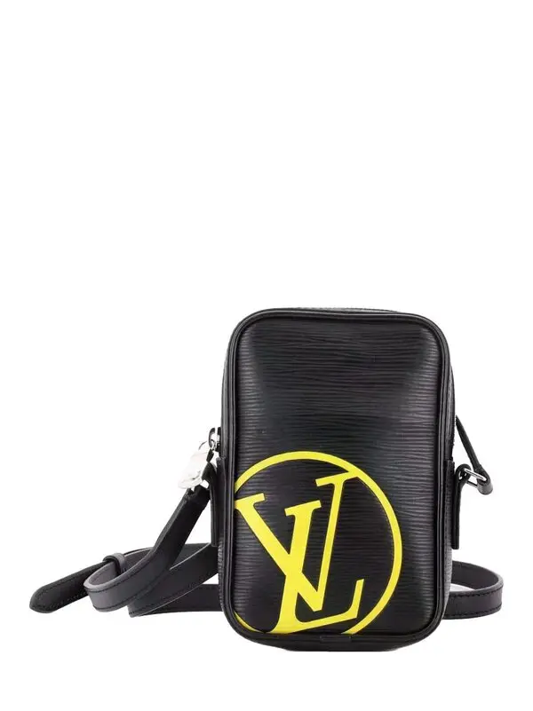 LOUIS VUITTON Danube Monogram Epi Leather Crossbody Bag - Black
