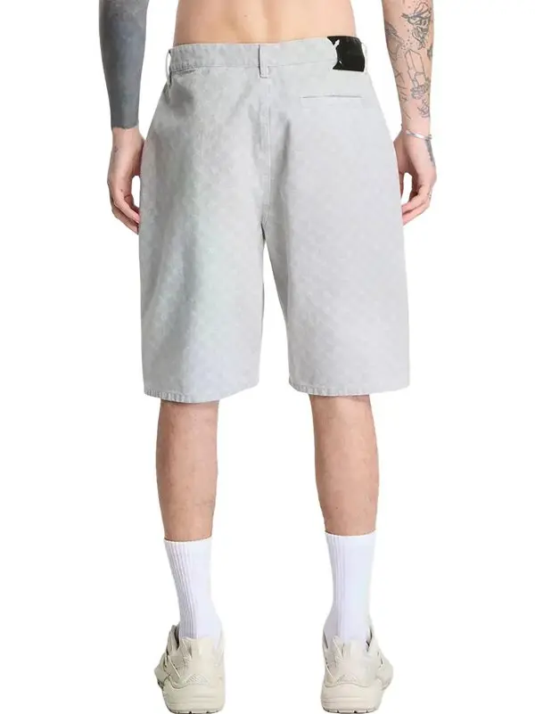 DAILY PAPER Washed Monogram Shorts - Grey
