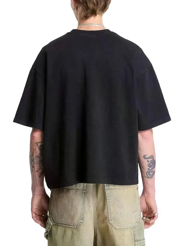 DAILY PAPER Shield Helmet Graphic-print T-shirt - Black