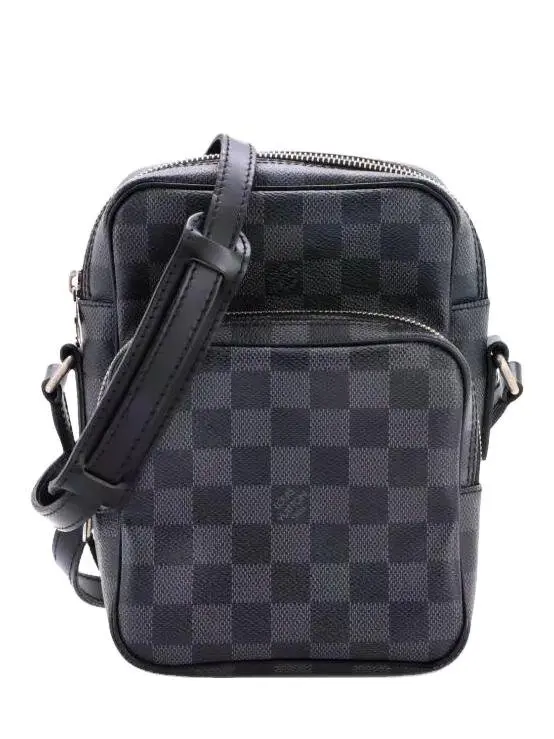 LOUIS VUITTON Damier Graphite Crossbody Bag - Black