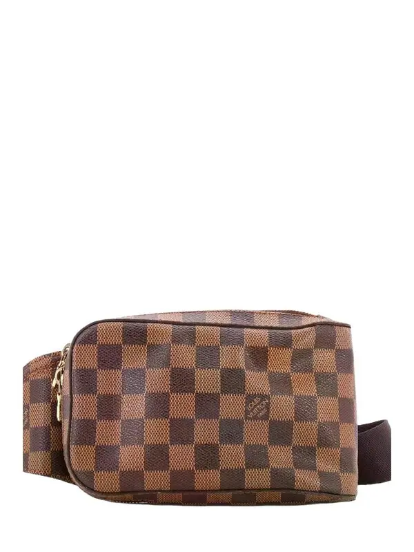 LOUIS VUITTON Damier Geronimos Belt Bag - Brown