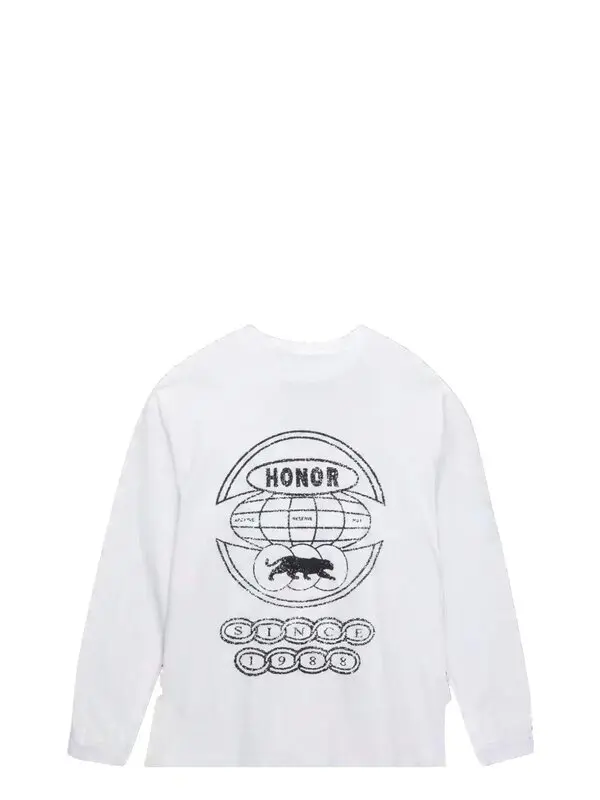 HONOR THE GIFT Global Logo Sweatshirt - White