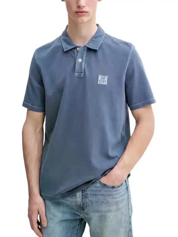 Marc O'polo Logo-detail Polo Shirt - Blue
