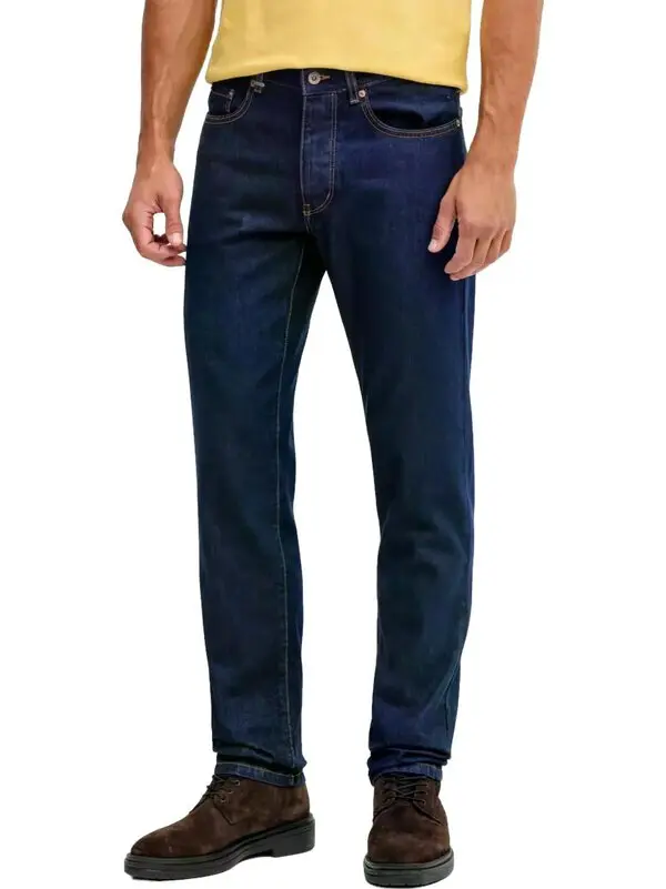 BENETTON Button-fastening Jeans - Blue