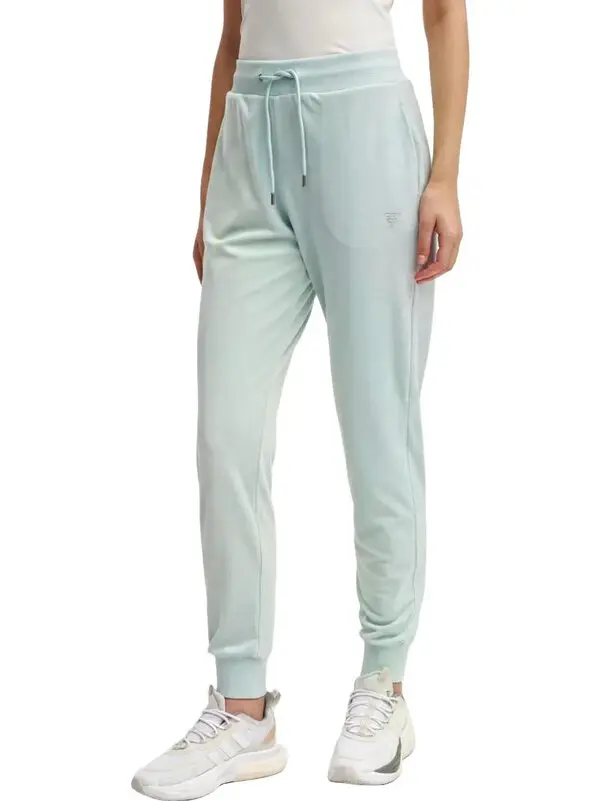Guess Drawstring Embellished Trousers - Blue