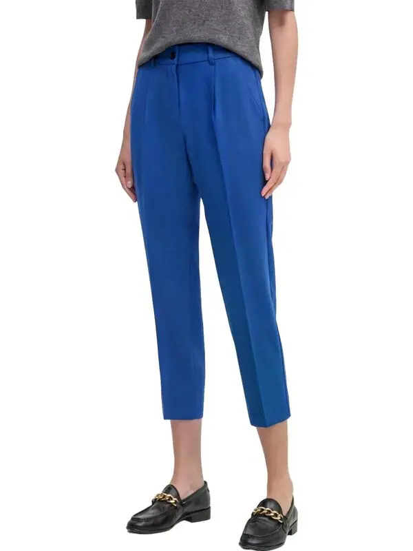 Sisley Pleated Trousers - Blue