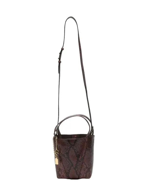 Chloé Spin Leather Tote Bag - Red
