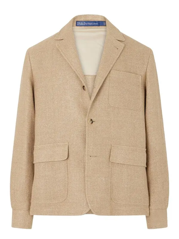 Polo Ralph Lauren Linen And Cotton-blend Blazer - Neutrals