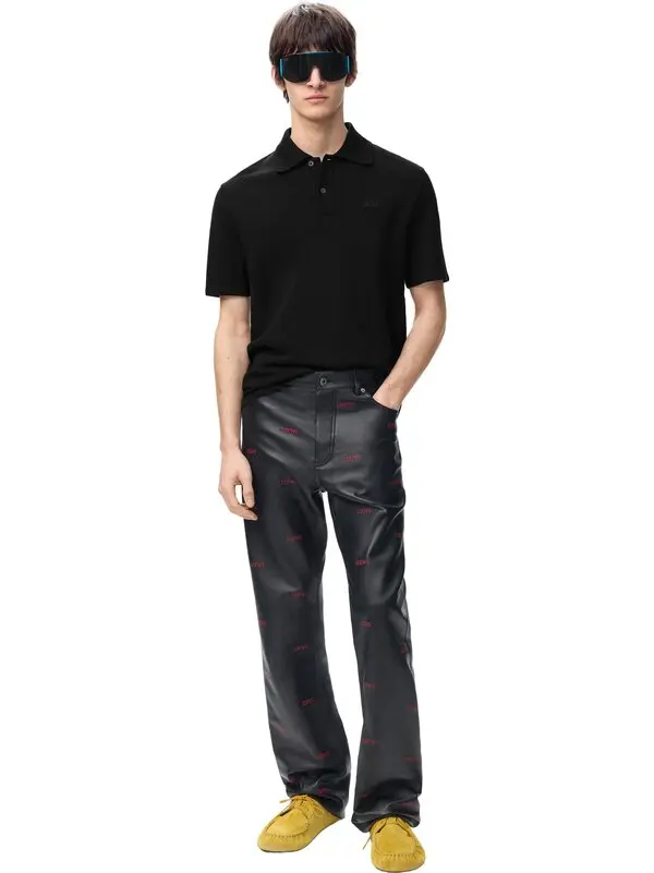 Loewe Polo In Cotton - Black