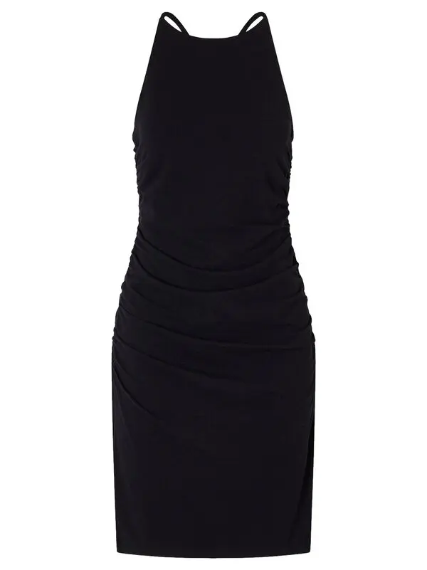 JAMES PERSE Ruched Tank Mini Dress - Black