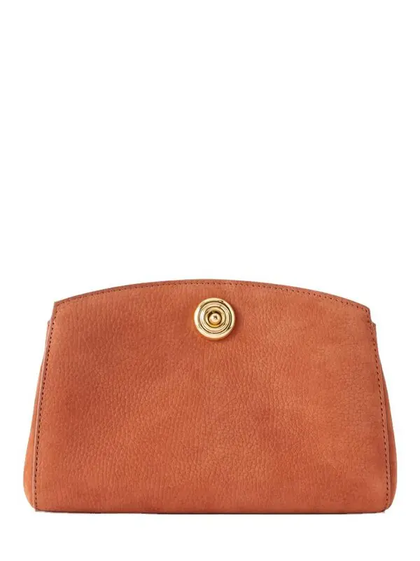 LIFFNER Pushlock Leather Clutch - Red