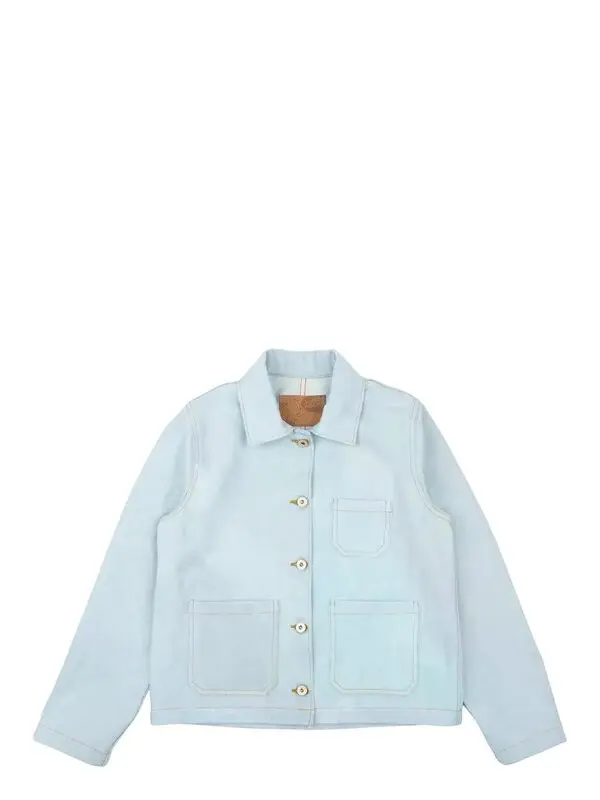Naked & Famous Denim Gracie Patch-pocket Denim Jacket - Blue