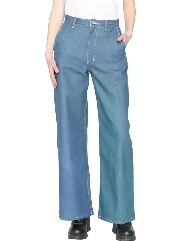 Naked & Famous Denim Maudie Wide-leg Jeans - Blue