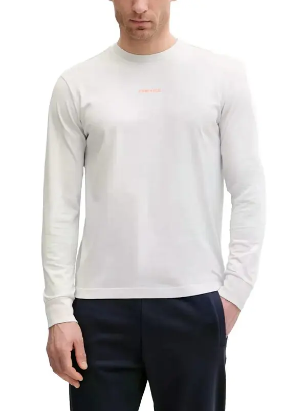 Bogner Logo-print Long-sleeve T-shirt - Grey