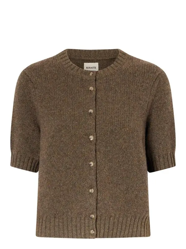 Khaite Nora Cashmere Cardigan - Green