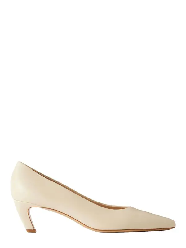 Gabriela Hearst Peggy Leather Pumps - Neutrals
