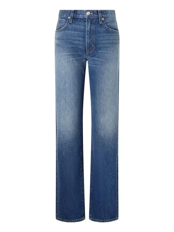 SLVRLAKE Kendra High-rise Straight-leg Jeans - Blue