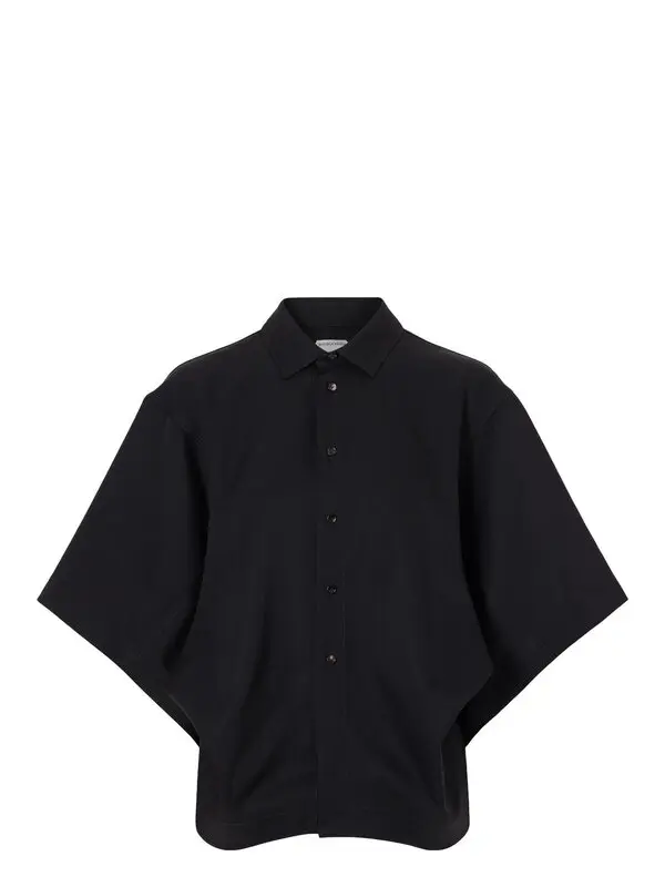 Bottega Veneta Wool-twill Shirt - Black