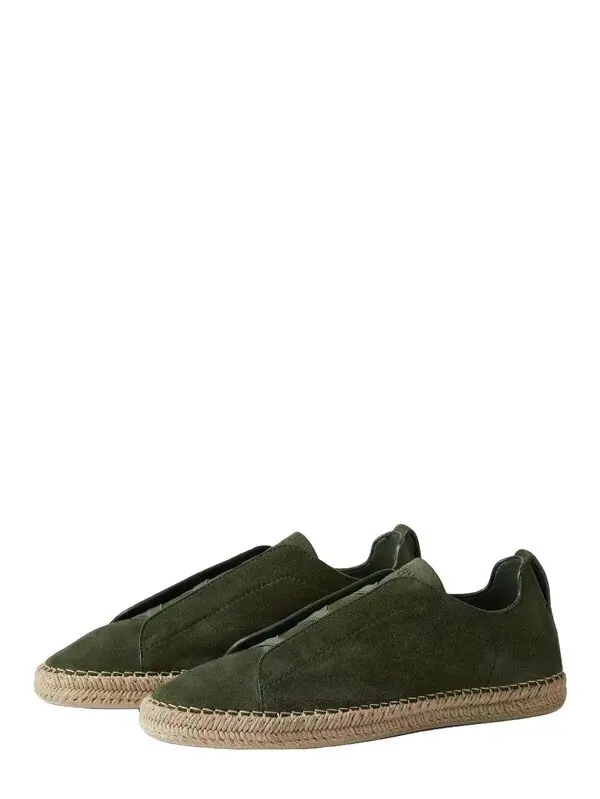 Zegna Suede Espadrilles - Green